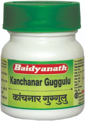 Baidyanath Kanchnar Guggulu - 80 Tablets Price in India - Buy ...