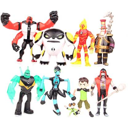 Delite New BEN 10 Protector of Earth cartoon Characters Fun Kids Toys 9 ...