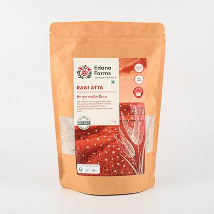 Edana Farms Ragi Atta / Finger Millet 1kg Price in India - Buy Edana Farms Ragi Atta / Finger ...