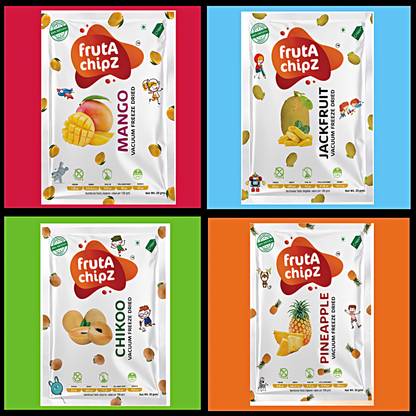 FRUTA CHIPZ Freeze Dried FRUITMango/Pineapple/Jackfruit/Chikoo Chips ...