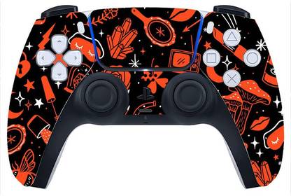 GADGETSWRAP 2005SHFL-1288 Girly Pattern PS5 Controller Skin Gaming ...