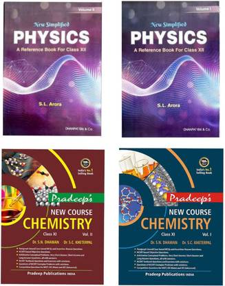 Combo Of (New Simlified Physics Class 12 Volume 1 & 2 Dhanpat Rai + New ...