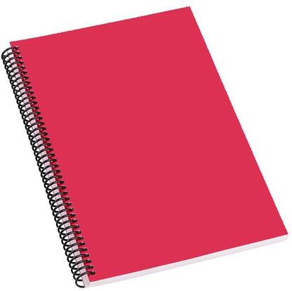 mind blowing RED COVER A4 SIZE BOTH SIDE UNRULLED 100 SHEETS 200 PAGES ...