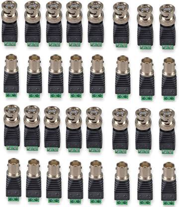 ATEKT (16 SET ) 16 xBNC Male & 16 X BNC Female Connector Adapter with ...
