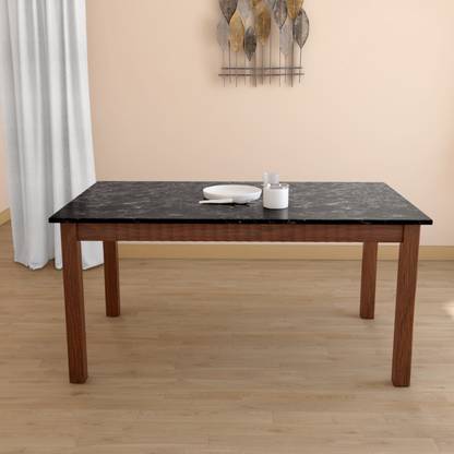 Godrej Interio Onyx (Without Chairs) Engineered Wood 6 Seater Dining ...