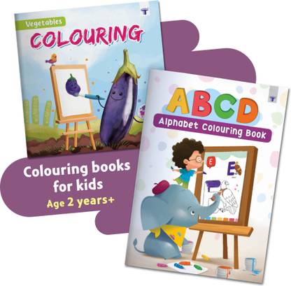 Colouring Books For Kids | ABCD Alphabet Colouring Book And Blossom ...