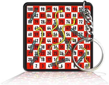 Party Gift Printed Square Keyring Keychain D - Sap Sidi Key Chain Price ...