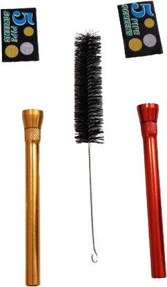 aum sHAKTI CREATION BONG SHOOTER 10 CM Aluminium Outside Fitting Hookah ...