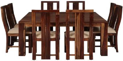 Lakdi - The Furniture Co. 8 Dining Chair with Dining Table Wooden Hotel ...