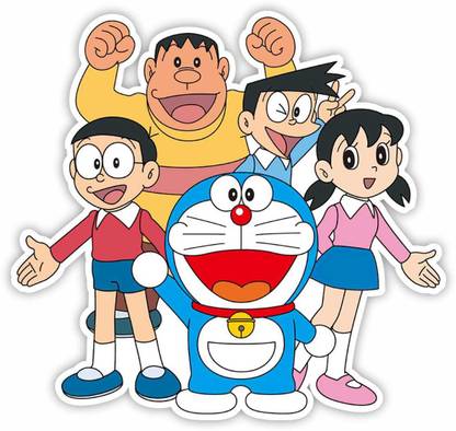 YaraPrint Doremon and Friend Polyester Cut-outs Price in India - Buy ...