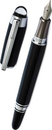 SCRIZ Black Shining Brass Body, German Components, Fine German Nib ...