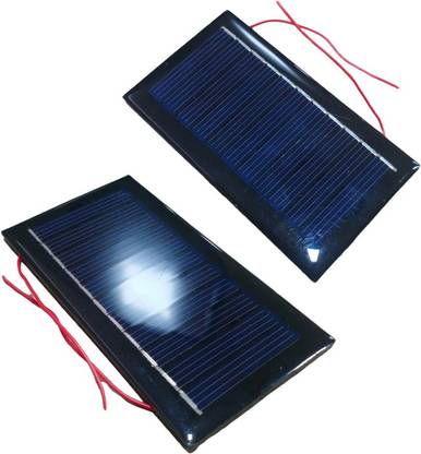 Hurray Toys DIY Mini Solar Panel (80mm x 45mm) - 6V 100mA (0.52W Power ...
