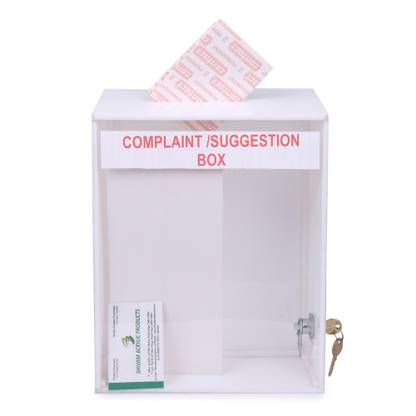 RASPER Acrylic Letter Box Complaint Box Suggestion Box For Home, Office ...
