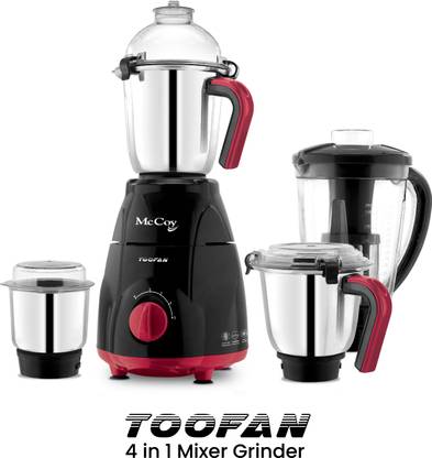 Mccoy Toofan 1200 W Juicer Mixer Grinder Price in India - Buy Mccoy ...