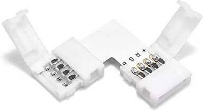 sale sls RGB+4pin-10mm (Pack of 2) LED Strip Connector Right Angle L ...