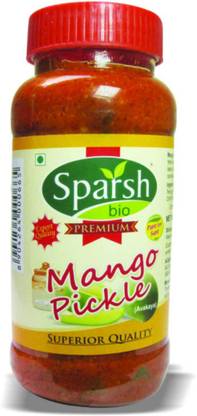 SPARSH BIO MANGO PICKLE - 500G Garlic Pickle Price in India - Buy ...