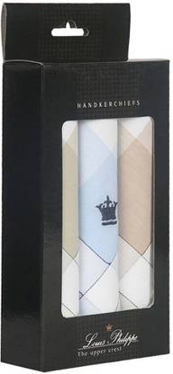 LOUIS PHILIPPE Men's Cotton Color Border & Brand Logo ["Multicolor ...