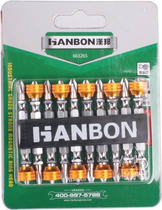 hanbon Magnetic Screwdriver Drill Bit with cup Hanbon 65MM Double End ...