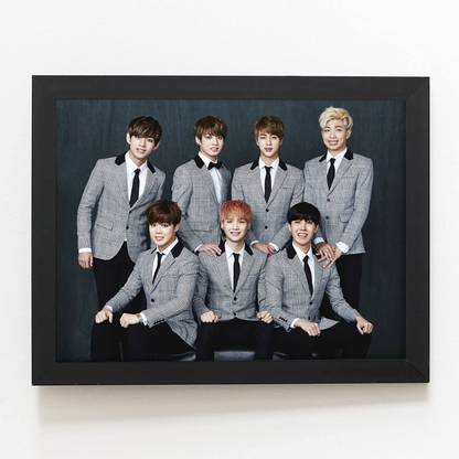 BTS Members Photo Frame for Wall, Bedroom, Doors, Hall for BTS Army ...