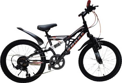 Kross Hunter MTB Bike Double Shocker with 7 Speed Bicycle Black 20 T ...