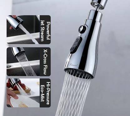 KAMAL 360 Degree Movable Faucet Aerator Infinity (3 Mode | Jet | X ...