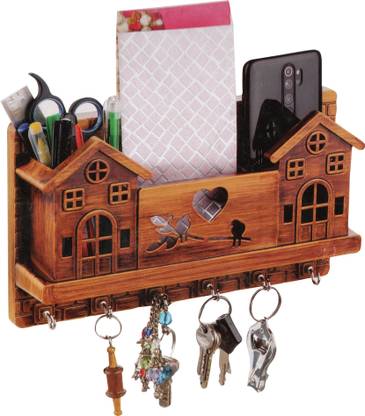 DSNS Multipurpose Design Key Holder for Wall Mounted Stand Plastic Key ...