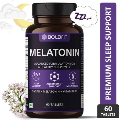 BOLDFIT Melatonin Sleeping Pills Melatonin 5mg Sleeping Tablets Deep ...