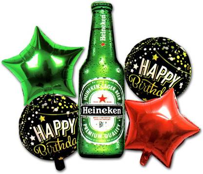 Flipkart.com | Happy Decoration Solid Heineken Bottle Foil pack for ...
