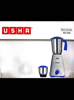 USHA by Usha MG 3750 500 Mixer Grinder (2 Jars, White) Price in India ...