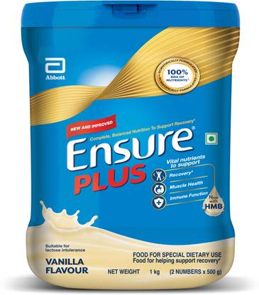 Ensure Plus Complete, Balanced Nutrition Health Drink Price in India ...
