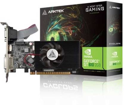 Arktek NVIDIA GEFORCE GT 610 2GB DDR3 2 GB NVIDIA Chipset 64 bit 1333 ...