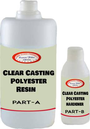 Flipkart.com | Raman fiber glass Clear casting polyester resin 500 grams - liquid