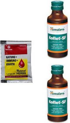 HIMALAYA Koflet SF Linctus 100ml pack of 2 with naturelite immunity ...