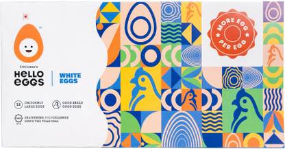 HELLO eGGS Hen White Eggs Price in India - Buy HELLO eGGS Hen White ...