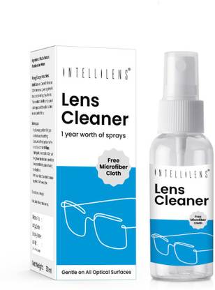 Intellilens Lens Cleaner Solution Spray for Spectacles (30ml) with Free ...