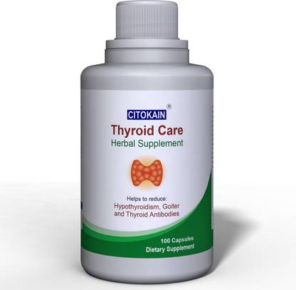 Citokain Thyroid Care Herbal Supplement (Hypothyroidism, Goiter and ...