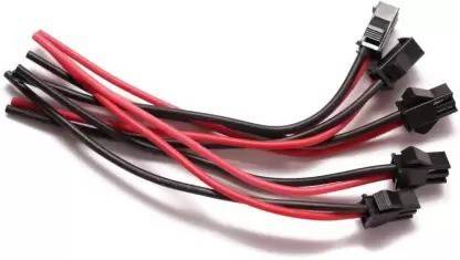 AQBP 22 AWG JST SM 2 Pin Plug Male and Female Connector Adapter with 115 Interconnect Electronic ...