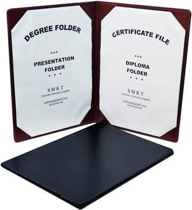 Flipkart.com | SMKT PU LEATHER DEGREE FOLDER - DEGREE FOLDER