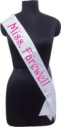 PARTYFAVOUR Miss Farewell Fancy sash Price in India - Buy PARTYFAVOUR ...