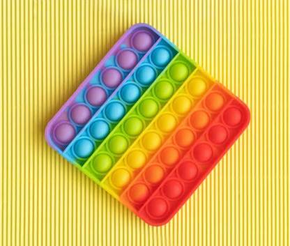 PoshPaperie Colourful Square popit for kids(pack of 1) Price in India ...