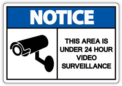 signEver Notice CCTV Operation Emergency Sign Price in India - Buy ...