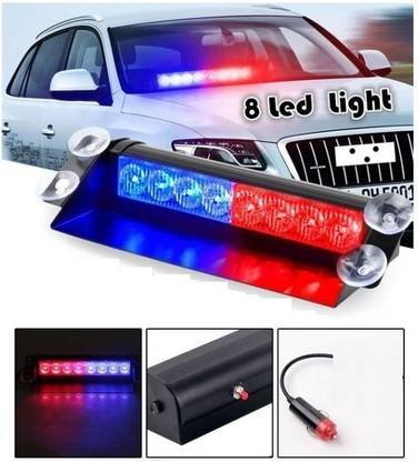 Trigcars PCR Police Warning Light Car Flashlight Holder Price in India ...