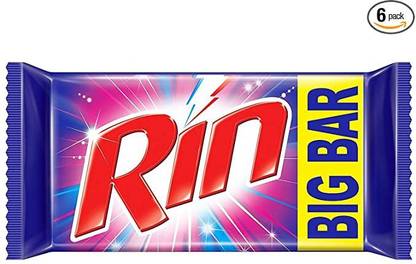 Rin Big bar 250 GM soap (PACK OF 6) Detergent Bar Price in India - Buy ...