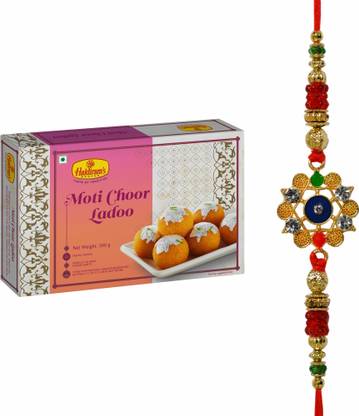 Haldiram's Motichoor Laddoo with Rakhi Assorted Gift Box Price in India ...
