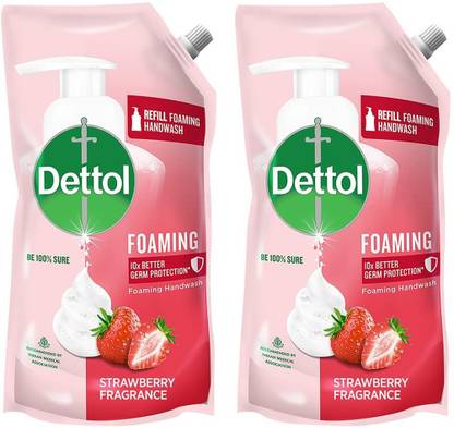 Dettol Foaming Strawberry Hand Wash Refill Pouch - Price in India, Buy ...