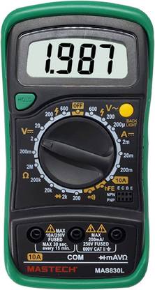 AEAAICO Mastech MAS830L Digital Multimeter - Original Digital Multimeter Price in India - Buy ...