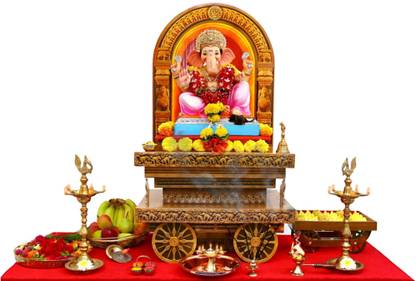 My Meraki Home "Konark Rath" 100% Eco Friendly Ganpati Makhar ...