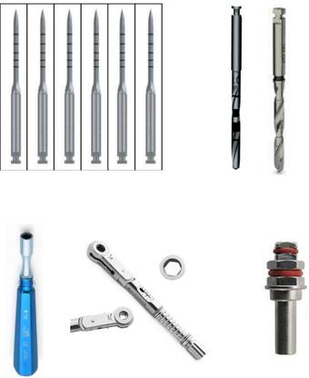 MS IMPLANTS Basal And Compressive Dental Implant Surgical Kit (No Box ...