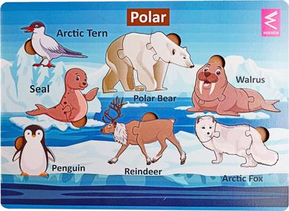 WISSEN Polar habitat Learning Puzzle board game Price in India - Buy ...
