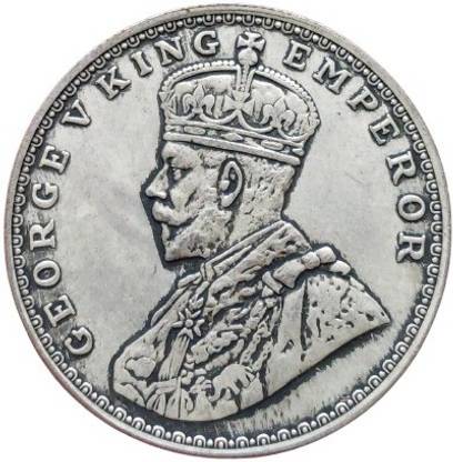 COINS WORLD 1921 ONE RUPEE KING GEORGE RARE COIN Medieval Coin ...